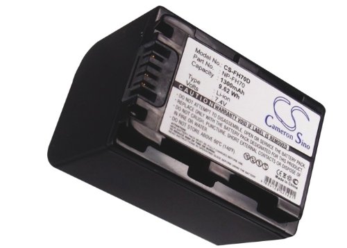 FYIOGXG Cameron Sino Battery for HDR-SR10D, HDR-SR10E, HDR-SR11, HDR-SR11/E, HDR-SR11E, HDR-SR12, HDR-SR12/E, HDR-SR12E, HDR-SR5, HDR-SR5C, HDR-SR5E 1300mAh