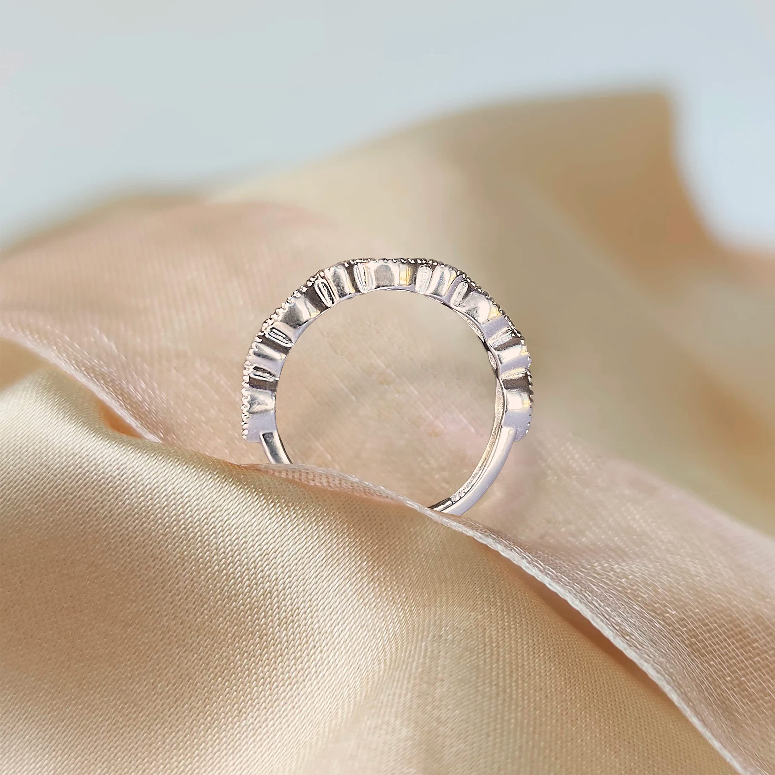 Milky Treasures Band Ring (Only Ring) | DIY Breastmilk Jewelry Making Kit | 925 Sterling Silver Ring | Adjustable Size 6 to 10 | Breastfeeding Keepsake Kit | Gifts for Mom | Lactation