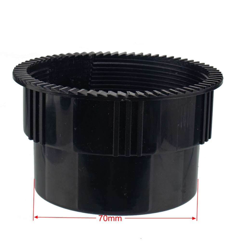 Didiseaon Air Conditioner Ceiling Vent Outlet Round A/C Electroplate Corner Vents for RV Bus Electric Car Caravan Diamter 87mm/75mm Tube Size 70mm