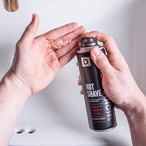 Duke Cannon Supply Co. Hot Shave Clear Warming Shave Gel, 8 oz.