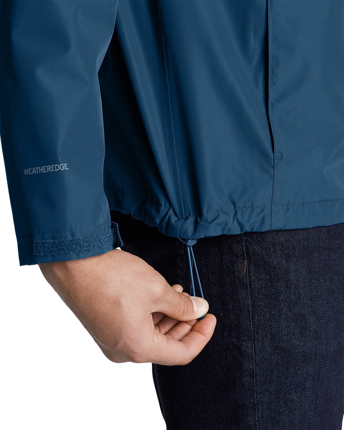 Eddie Bauer Men's Rainfoil Packable Jacket, Waterproof, Dark Smoke, Medium