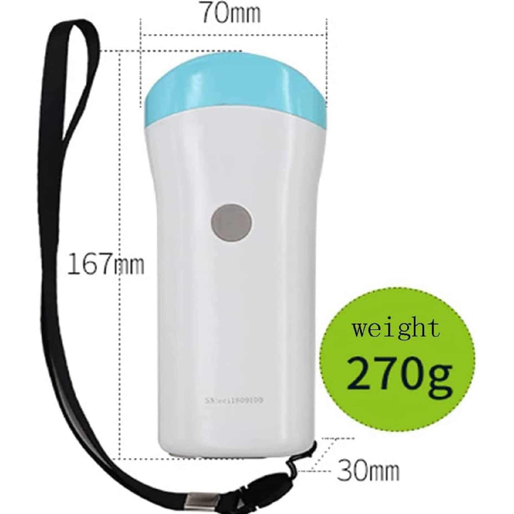 LXT PANDA Portable Wireless Ultrasound Scanner, Handheld Waterproof Ultrasound Pregnancy Test Machine with Electronic Convex Vibration Probe for Sheep Dog Cat and Pig