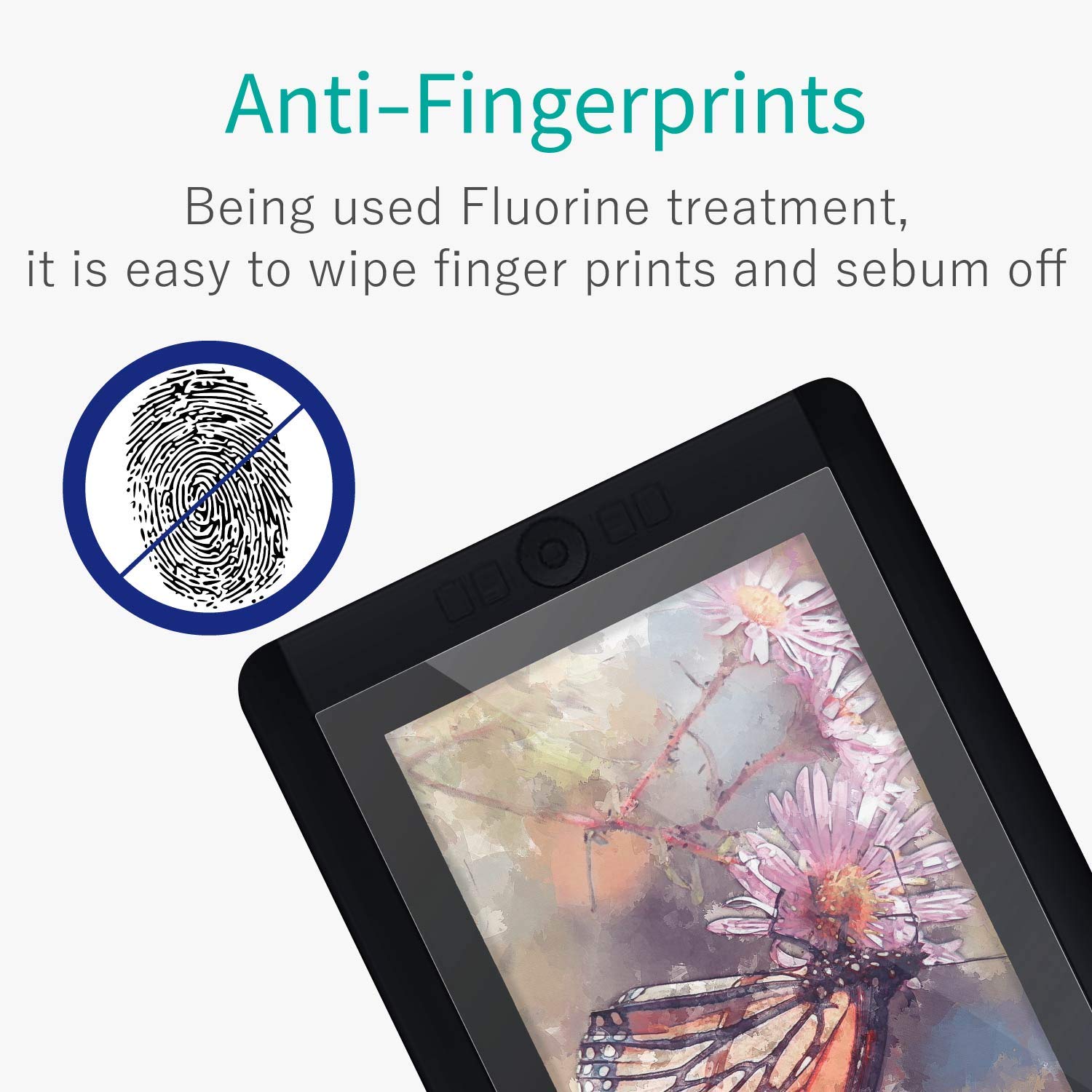 ELECOM Screen Protector Compatible with Wacom Cintiq 13 HD/HD Touch/Cintiq Companion 2 / High Definition, Anti-Glare/TB-WC13FLFAHD