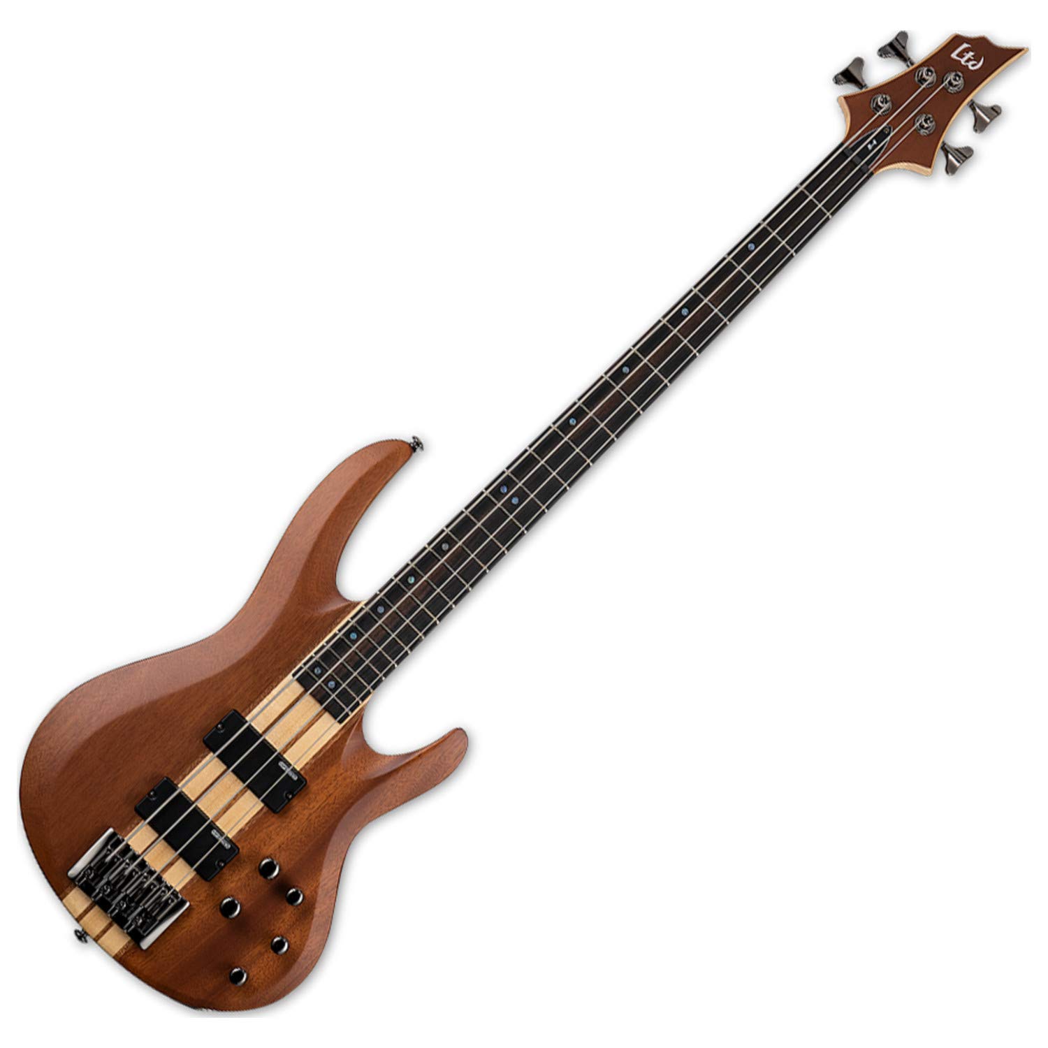 ESP LTD B-4E Mahogany Bass Guitar - Natural Satin