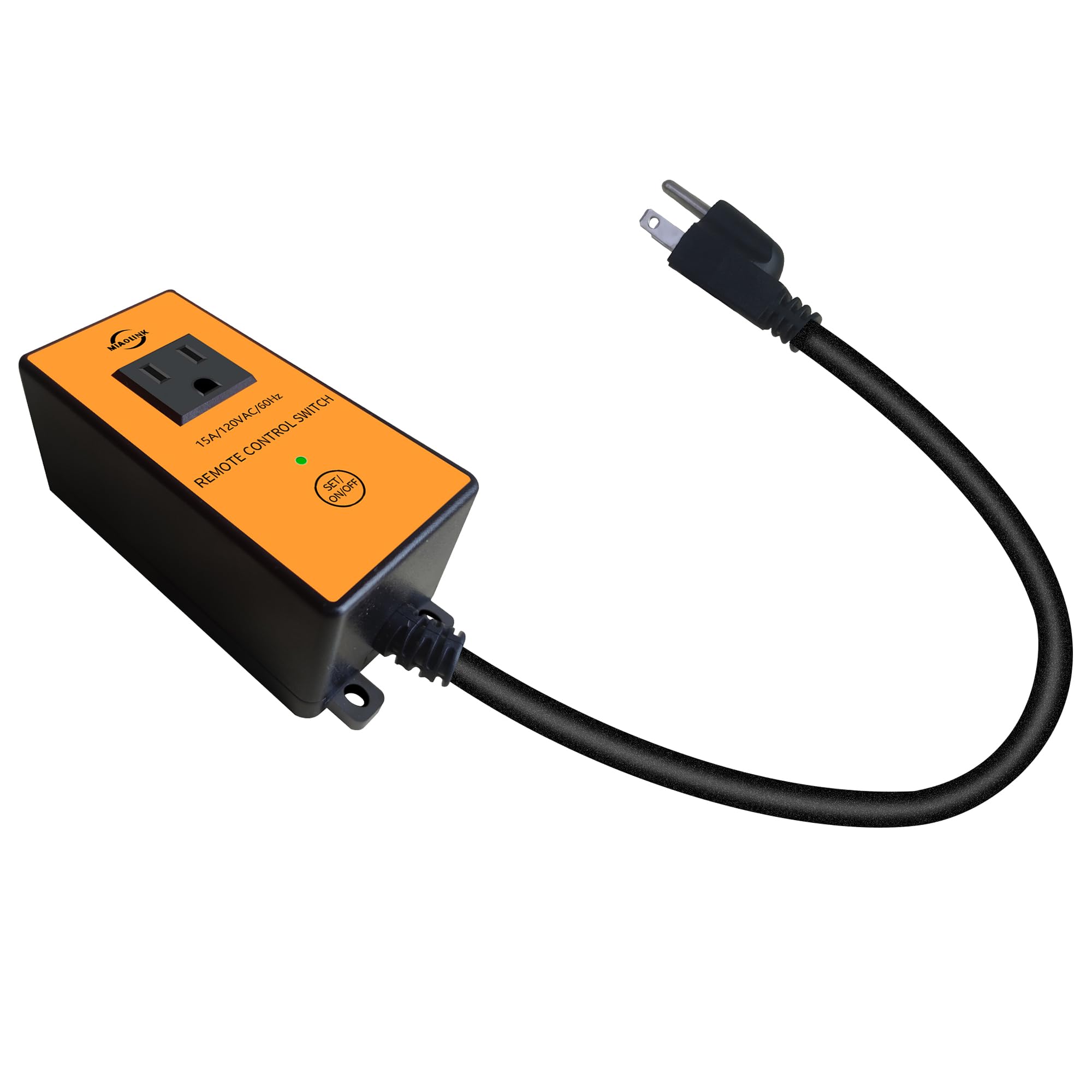 MIAOLINK 120v Automatic Vacuum Switch Wireless Remote Control Dust Collector Starter Outlet Switch (Battery Included) (120V)