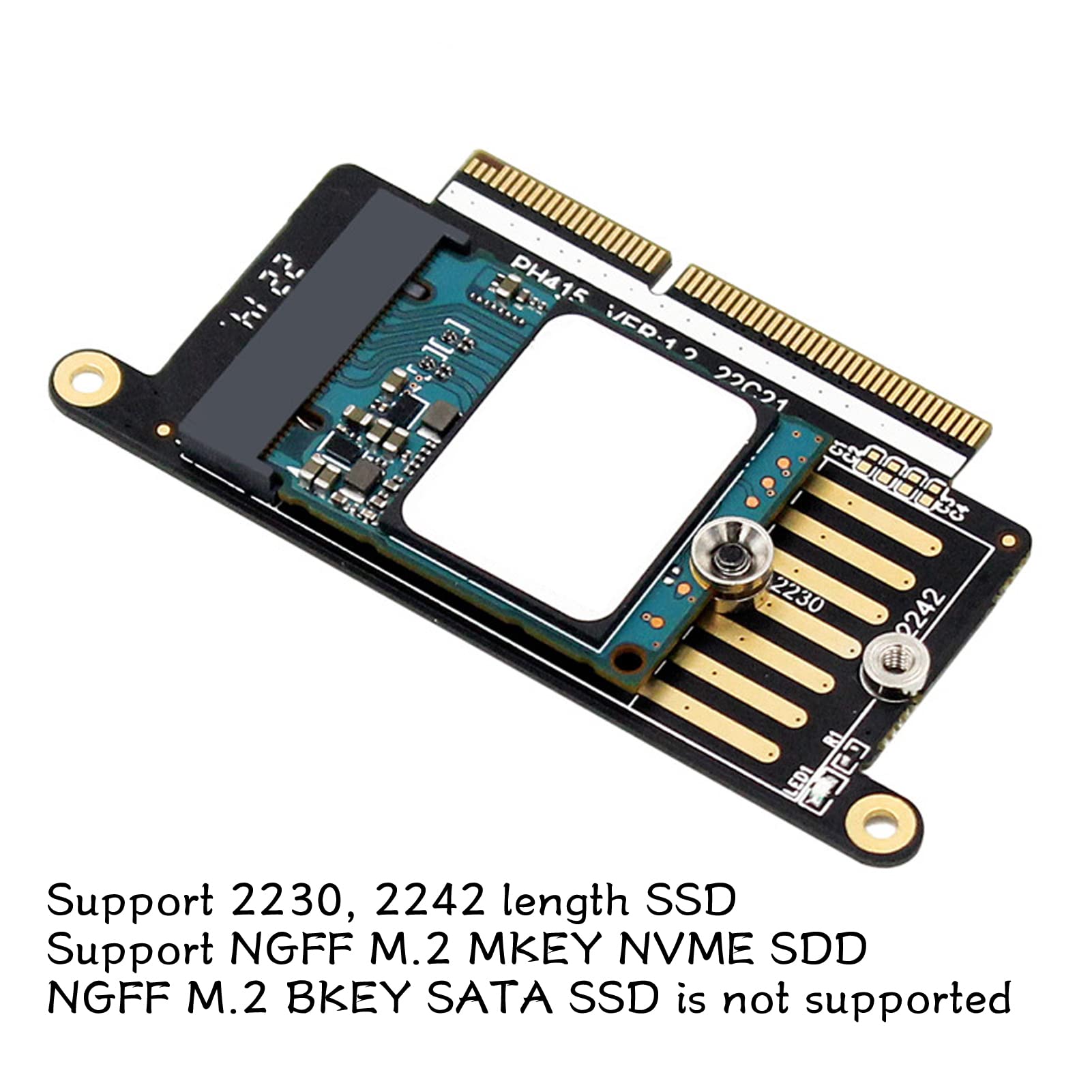 M.2 NVME SSD Conversion Adapter Lightweight Replacement Board for Laptop SSD Accessories