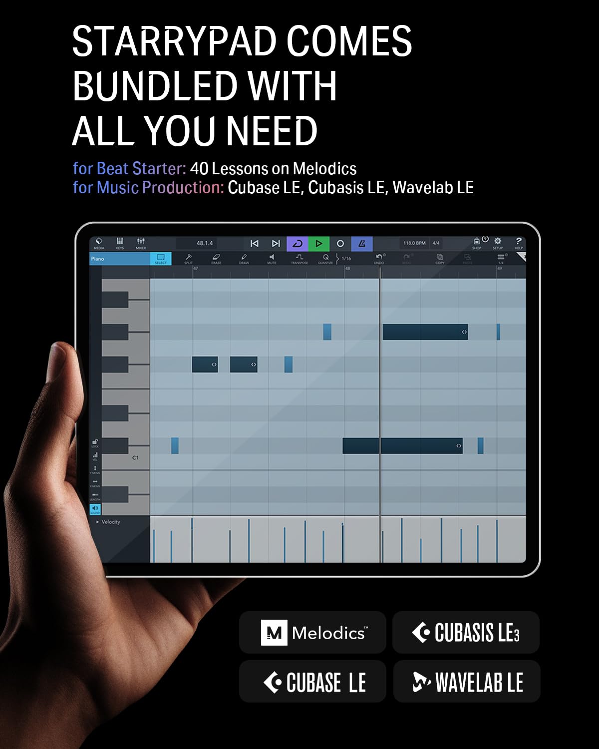 Donner MIDI Keyboard Controller, DMK25 Portable MIDI with 25 Responsive Keys, 8 Great Tactile Backlit Drum Pads, 4 Assignable Knobs for Beginners & Music Composition Lover, Great Gift for Son, Black