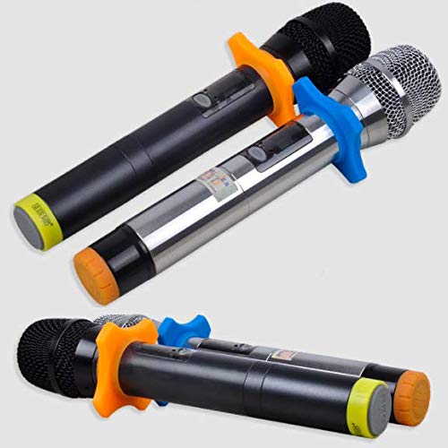 DNHCLL 4 PCS Rubber Microphone Anti-roll, Anti-fall And Anti-slip Sleeve KTV Microphone Protection Shockproof Ring Microphone Anti-slip Ring