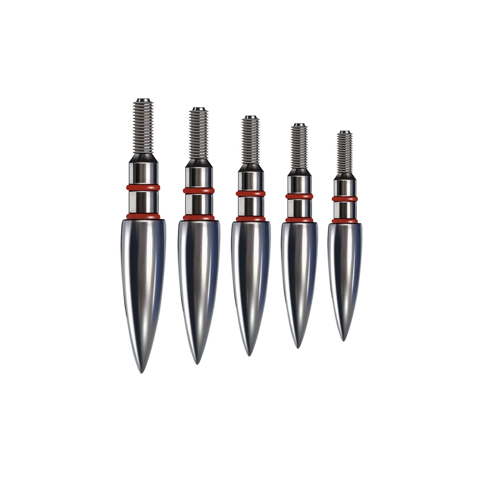 Field Point,Field Tips,100/125/150/200 Grain Field Points, Hunting Arrow Pointed,Archery Points,Top Hat Archery Points,12 Per Dozen (5/16"-100)