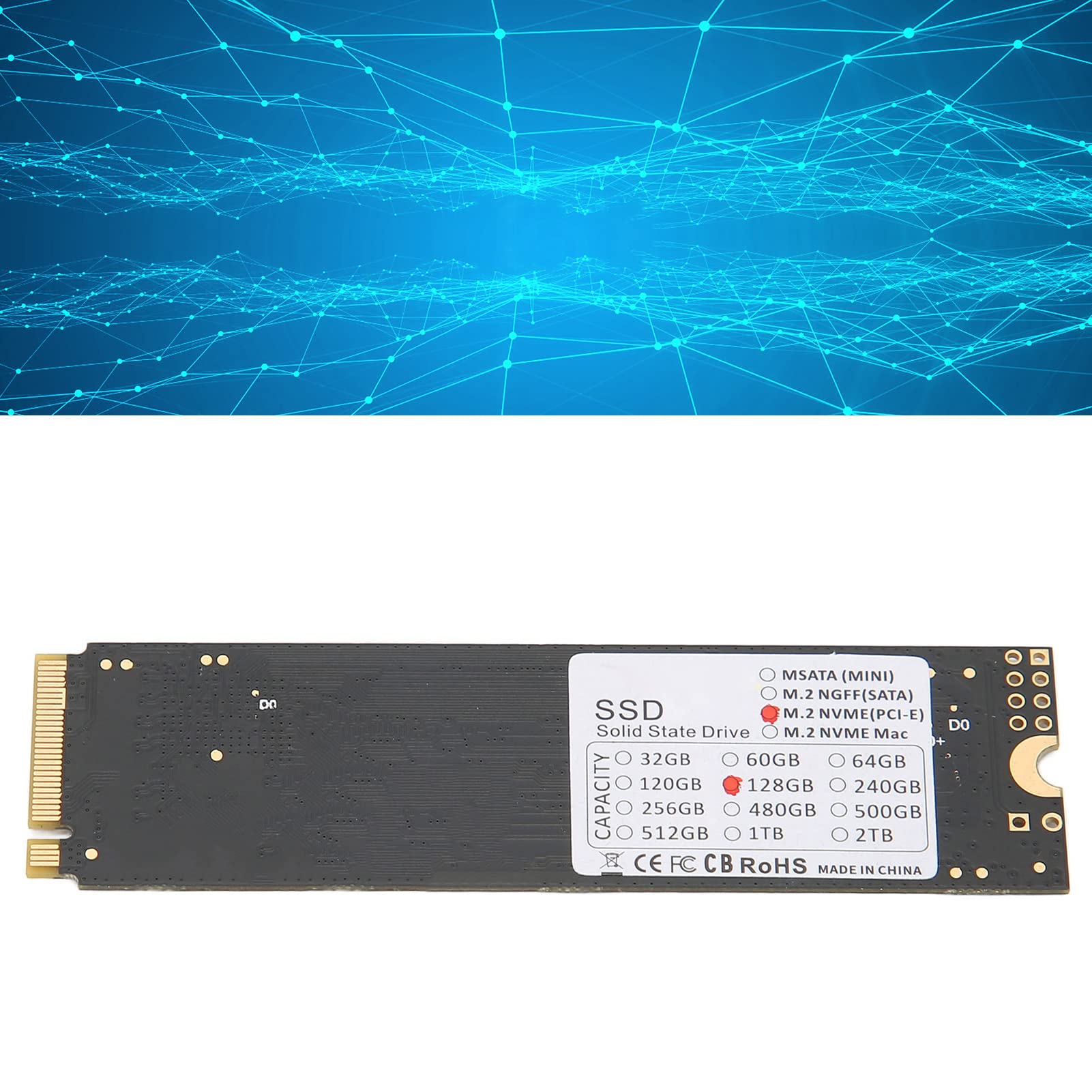 M.2 NVME SSD, High Speed Transmission Desktop SSD for Desktop PC