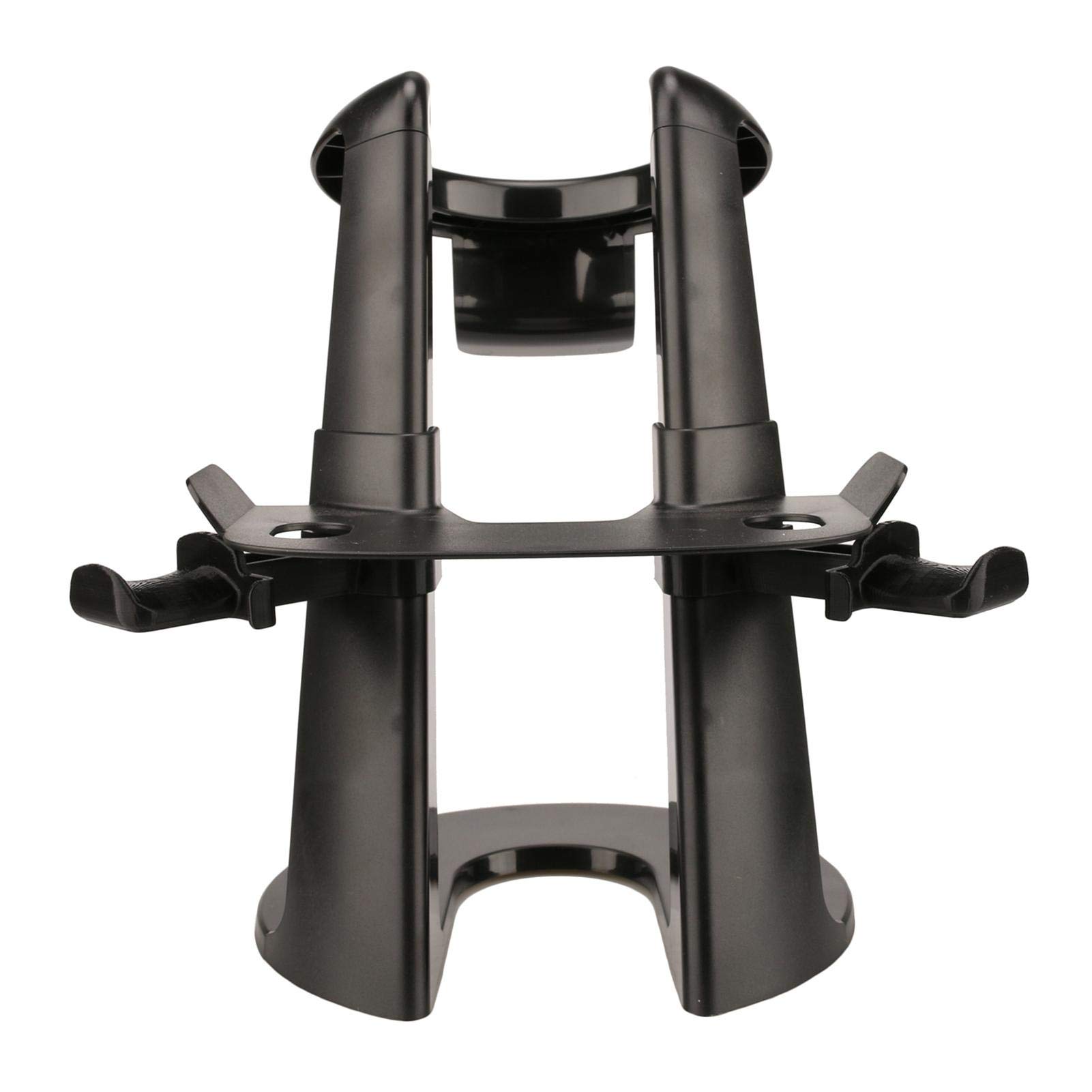 Denpetec VR Stand, Headset Display Holder for Oculus Quest 2 VR Headset Holder and Controller Mount Station for Oculus Quest 2/Rift/Rift S (Black Stand)