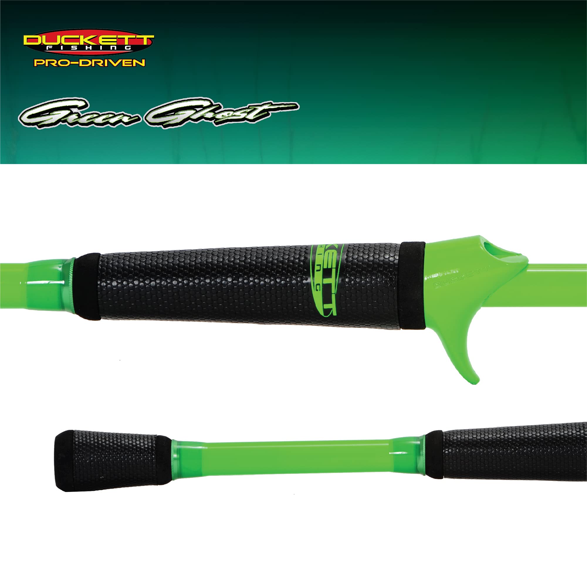 Duckett Fishing Green Ghost Casting 7'0" Durable Fishing Rod Med HVY Fast