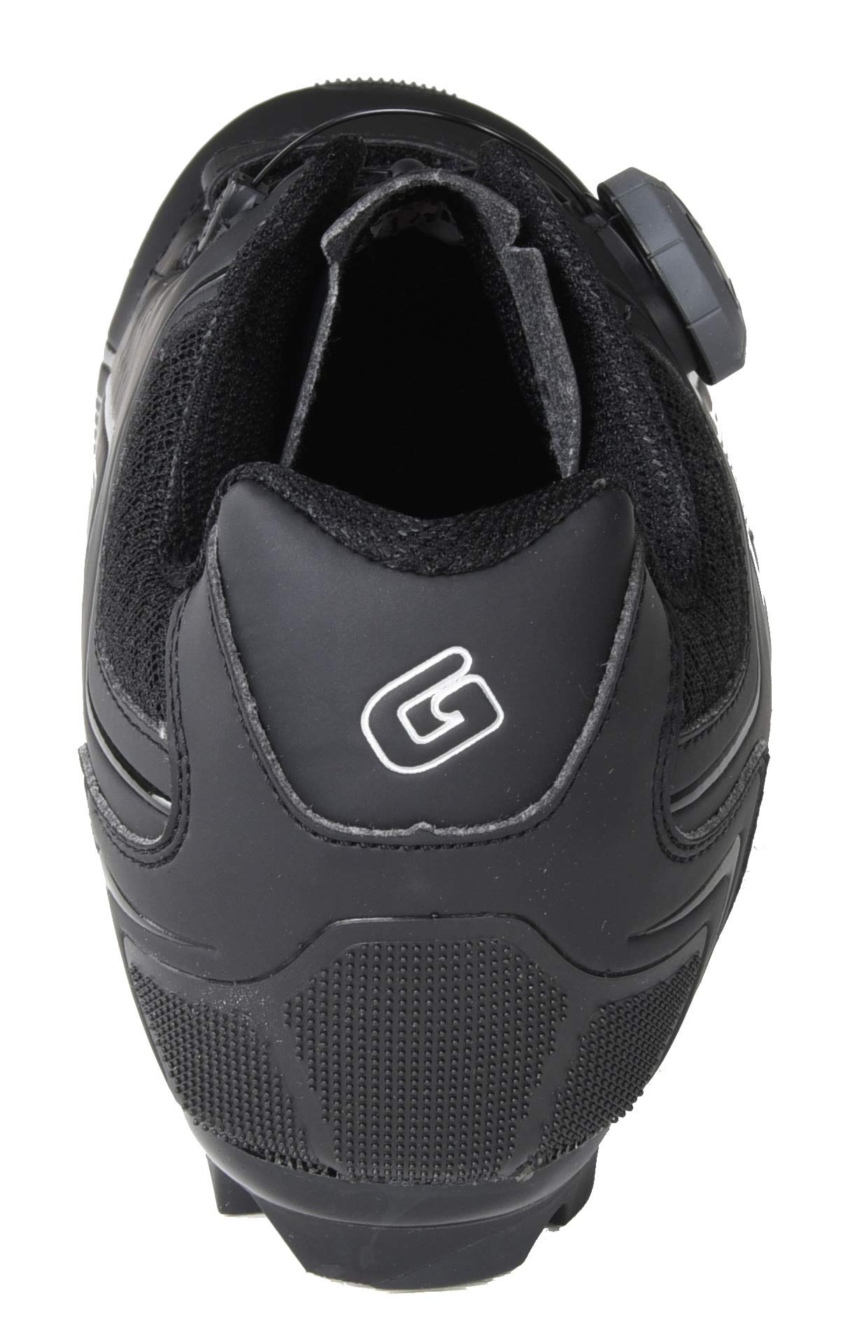 Gavin Pro MTB Shoe, Quick Lace - SPD Cleat Compatible Mountain Bike Shoe Black