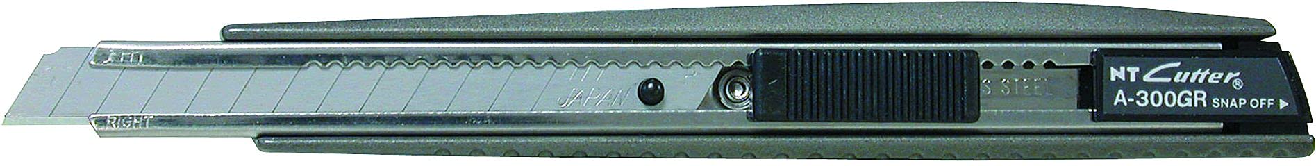 NT Cutter Snap Blade Utility Cutter, Die-casting Aluminum Grip, A-300GRP