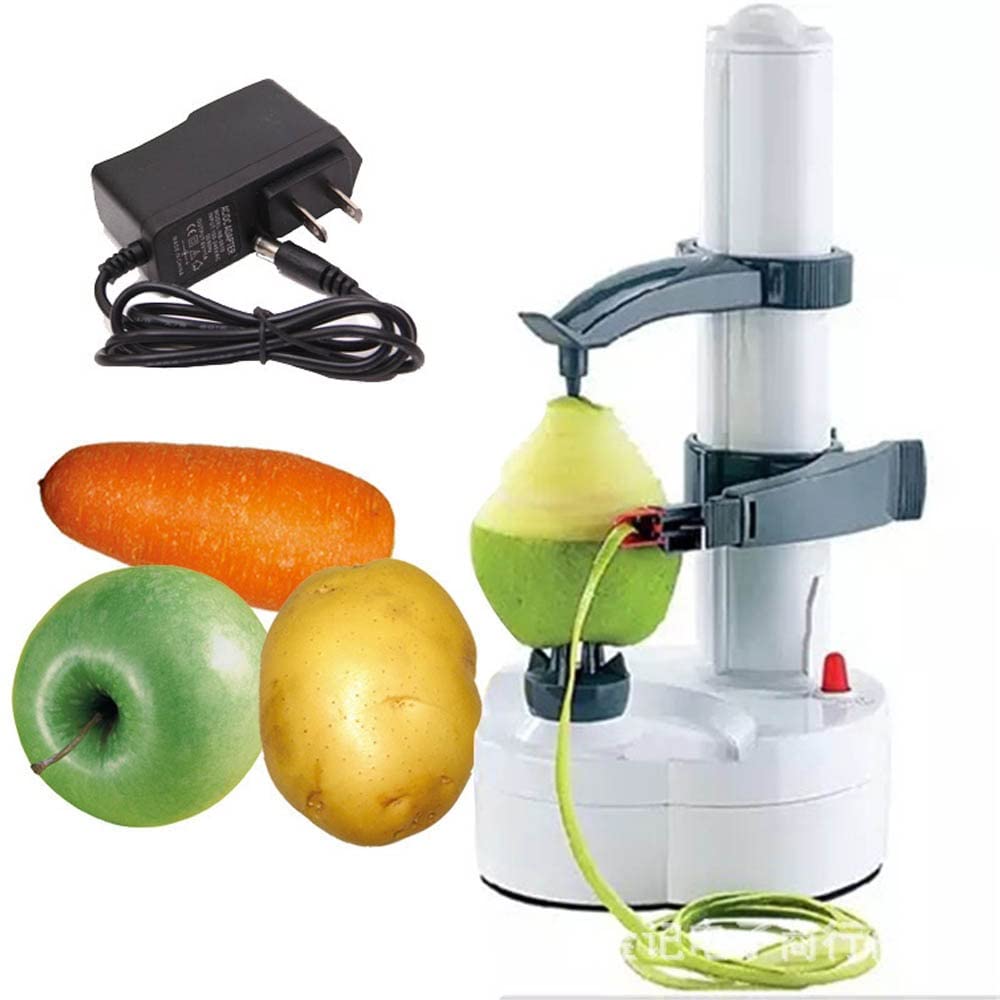 Electric Rotato Peeler,Automatic Apple Peeler Machine,Multifunction Potato Peeler Rapid Rotating Peeling Tool Cutter for Kitchen Fruits & Vegetables