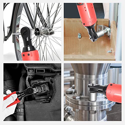 GYZJ ππ¨π«ππ₯ππ¬π¬ πππππ‘ππ ππ«ππ§ππ‘ π/π" Electric Wrenches Set ππ π.π¦ 400RPM Power πππ 1300mAh, 2 Sockets (πππ¦π¦ πππ¦π¦) And Charger Trigger Angle Tool (6 Sets)