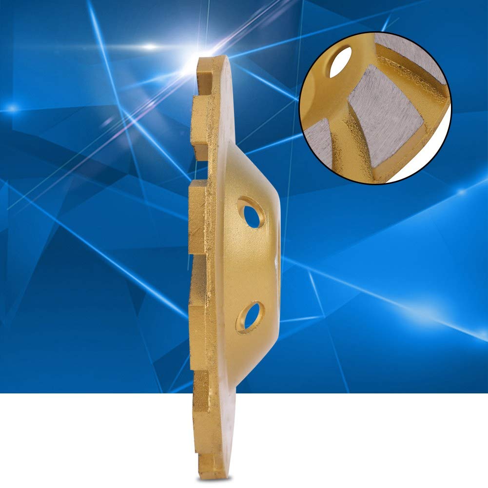 Diamond Grinding Cup Wheel Disc, 10cm Diamond Segment Grinding Wheel Disc 6 Holes, 10cm Outer Diameter and 1.6cm Inner Grinding Wheel for Marble Concrete Stone
