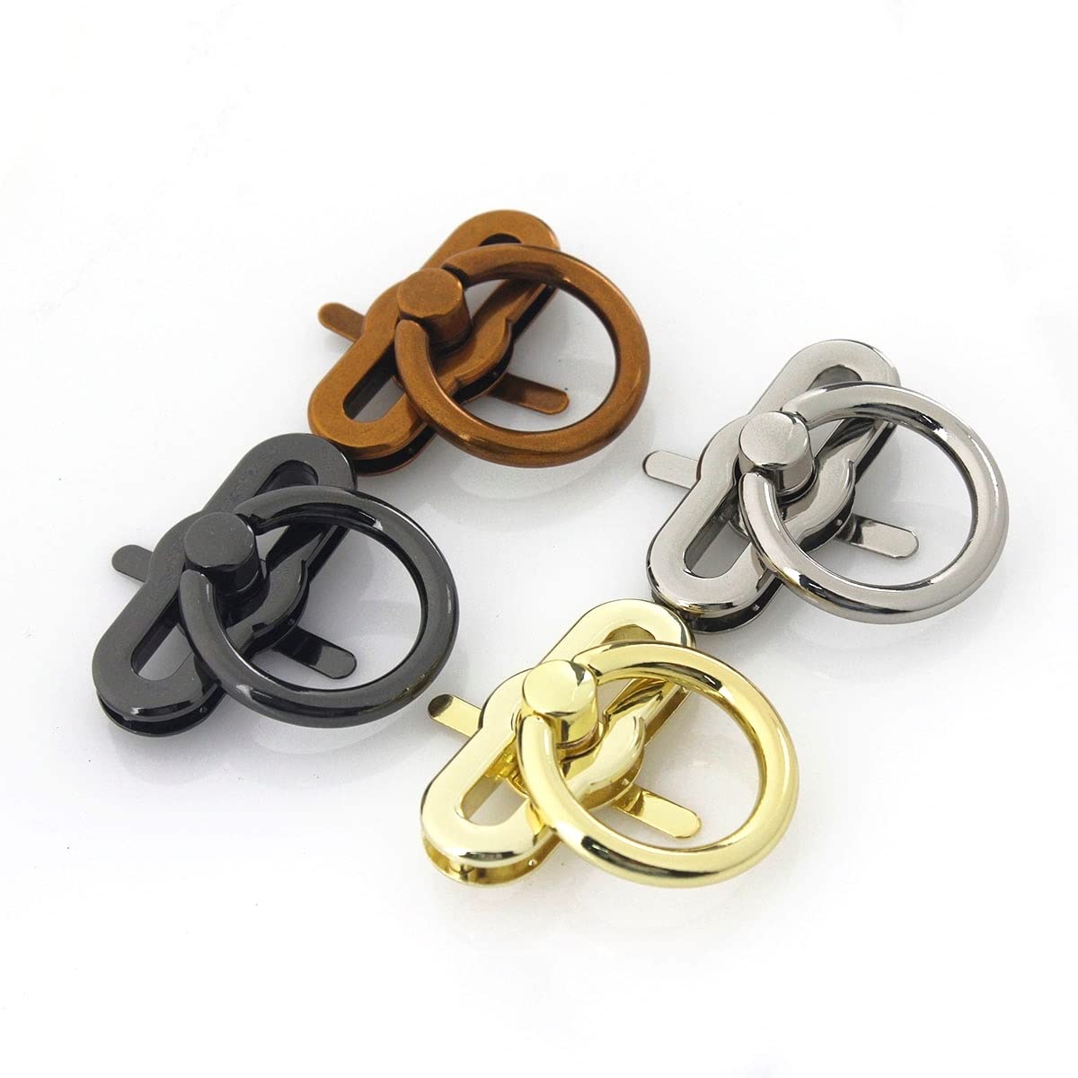 GGRBH Metal Turn Lock Durable Lock Clasp for DIY Handbag Bag Purse Luggage Hardware Closure Bag Parts Accessories