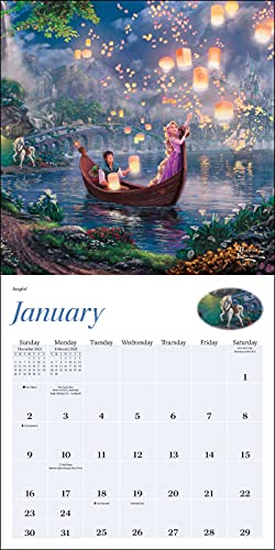 Disney Dreams Collection by Thomas Kinkade Studios: 2022 Mini Wall Calendar