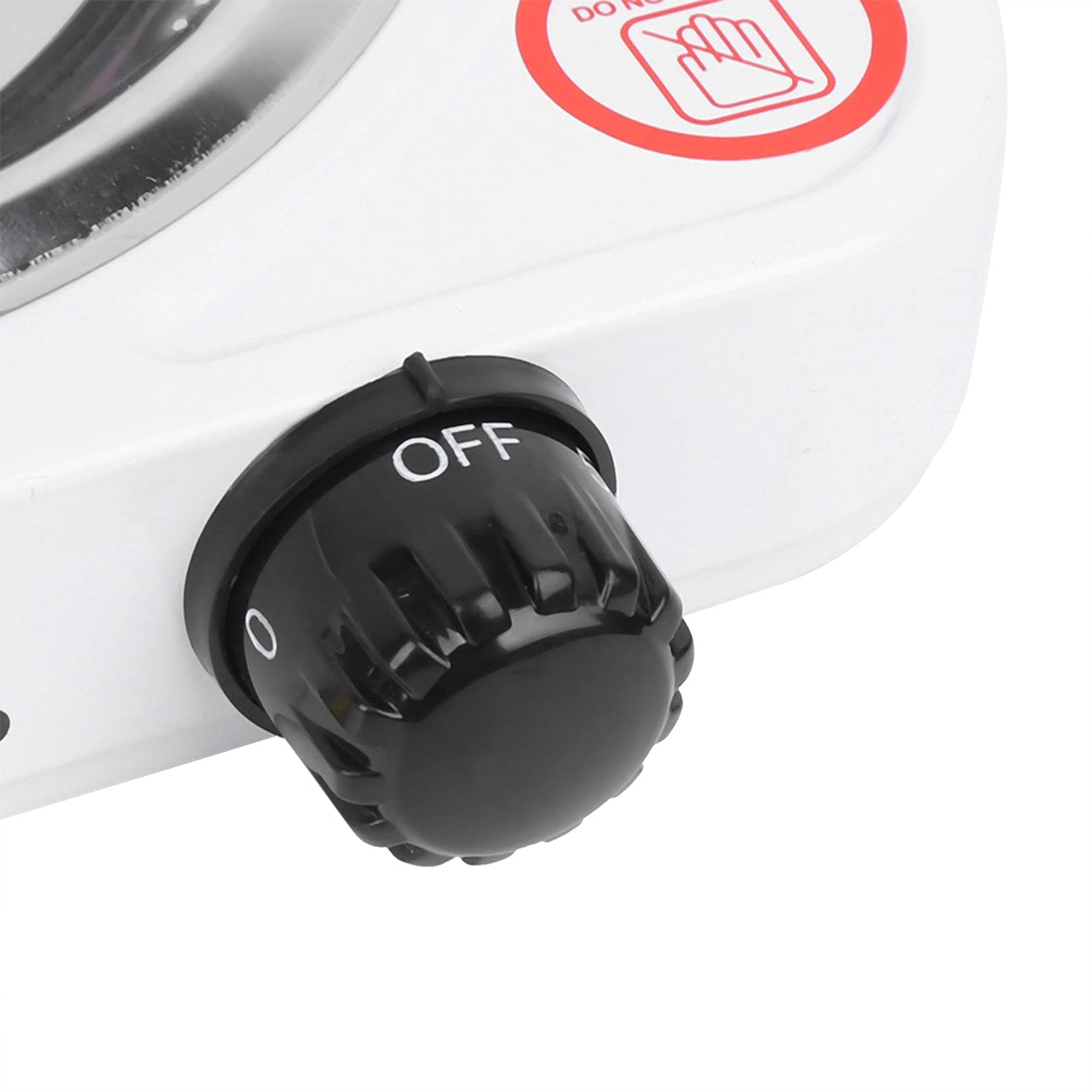 Electric Single Burner, 1000W Portable Electric Coil Hot Plate, Adjustable Temperature Single Electirc Cooktop with Power Indicator Lights for Dorm Office Home, Compatible with All Cookware