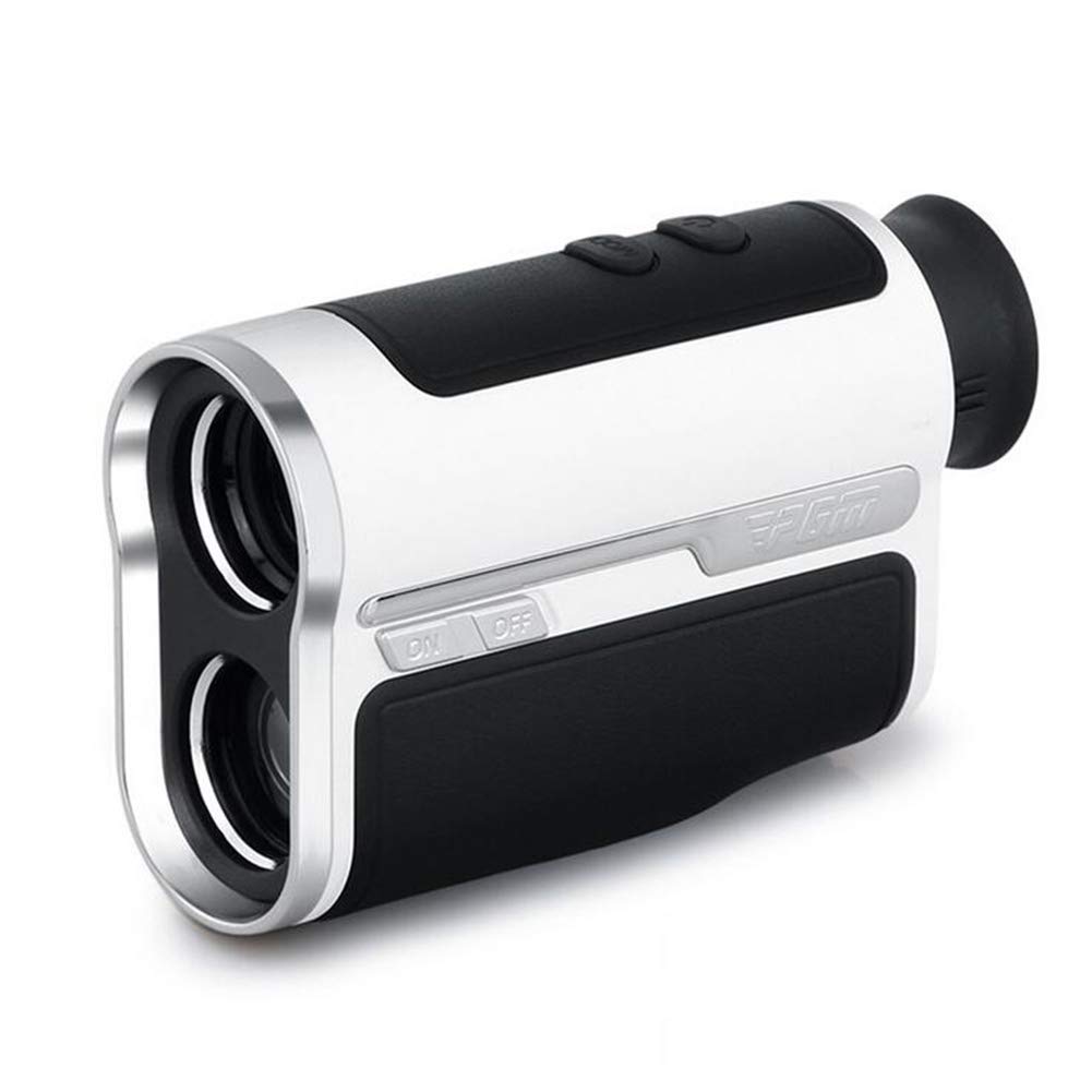 generetic PGM Golf Rangefinder, Laser Range Finder with Pulse Vibration and Physical Slope Switch, 7X Magnification, Continuous Scan, Flag Lock, Rechargeable Battery (600 Yards)