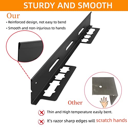 JiRiCHMi Blackstone Griddle Accessories - Wind Guards For Blackstone Griddle 22β,Grill Accessories For Outdoor Cooking,Compatible With Rear Grease Cup, Hood And Side Shelf