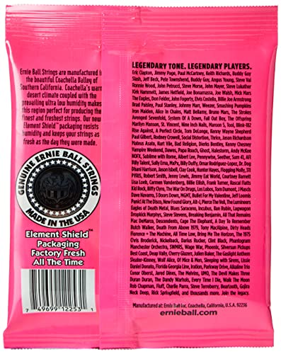 Ernie Ball Super Slinky Classic Pure Nickel Electric Guitar Strings, 9-42 Gauge (P02253)