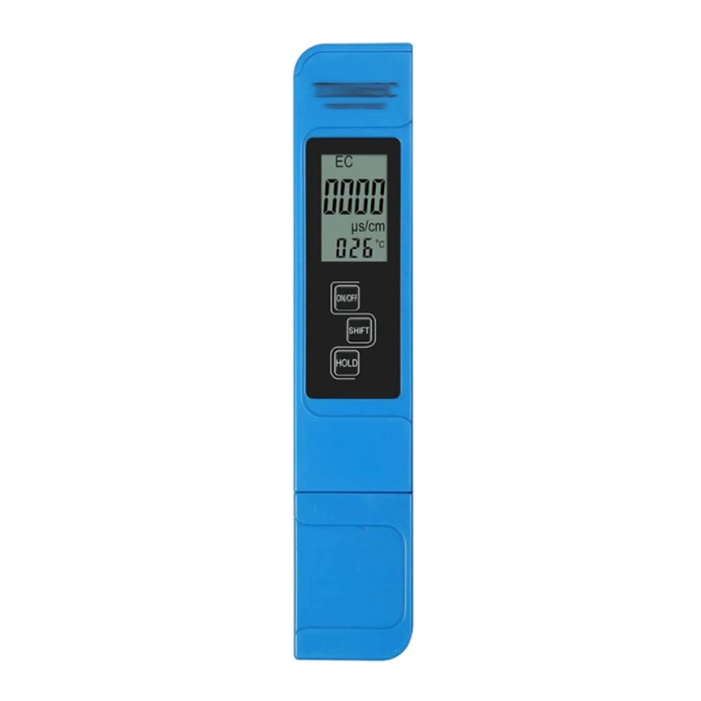 GHGHF Digital Water Quality Tester TDS EC Meter Range 0-9990 Multifunctional Water Purity Temperature Meter Temp PPM Tester