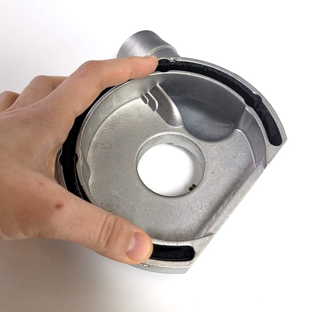 Generic Aluminum Surface Grinding Dust Shroud for BOSCH 4 inch Angle Grinder, Silver