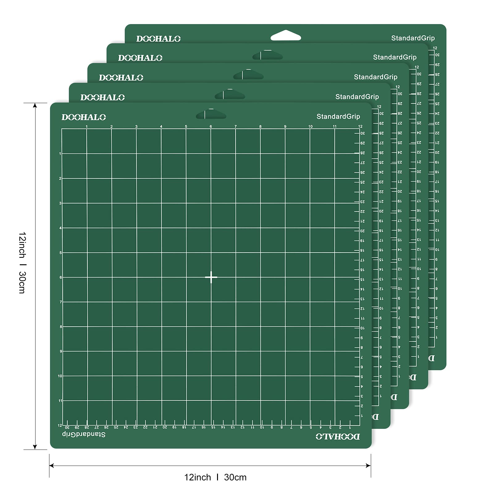DOOHALO Variety Cutting Mats for Cricut,Cutting Mat for Cricut Maker/Maker 3/Explore 3/Air/Air 2/One, 12 X 12 inch Standard LightGrip StrongGrip Cutting Mats Replacement Accessories for Cricut