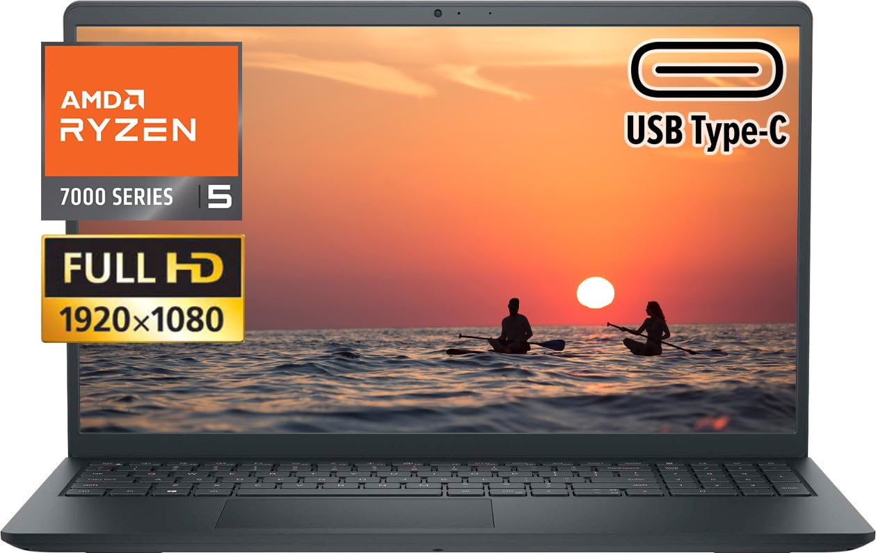 Dell 2023 Inspiron 15 3535 Laptop - AMD Ryzen 5 7530U – 15.6" FHD (1920x1080) Display – 16GB Memory - 512GB SSD – Windows 11