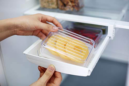 HAIM Living Zipper Bag Organizer for Fridge Freezer Refrigerator - Best Solution to Clean and Organize Zipper Bag Tray Zipper bag Holder Rack Hanger