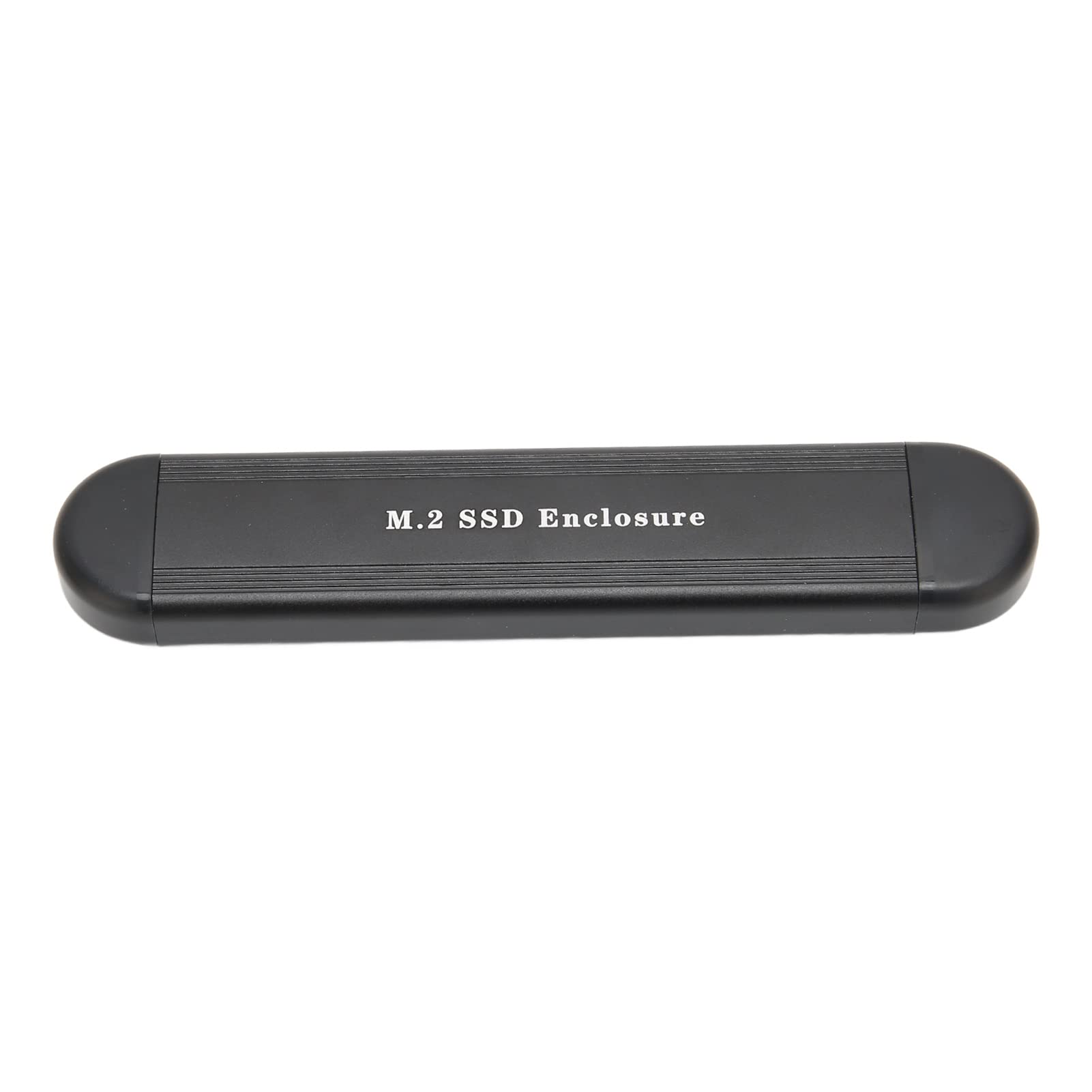 M.2 SSD Enclosure, Tool Free M.2 NVME NGFF SSD Enclosure Smart Hibernation Function Plug and Play Type C USB3.0 for Desktop for Tablet Black