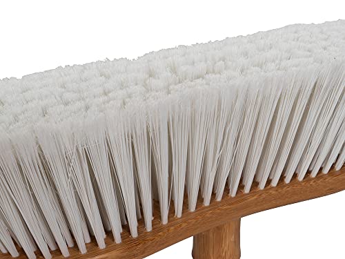 Harper Live.Love.Clean. Smooth Surface Bamboo Household Broom for Indoor Sweeping of Pet Hair, Dirt, Dust on Hardwood Floors, Tile, and Laminate
