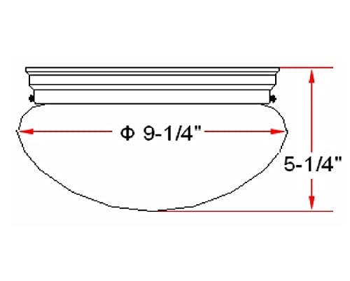 Design House 511568 Millbridge Traditional 2-Light Indoor Flush Mount Ceiling Light Dimmable Alabaster Glass for Bedroom Dining Room Kitchen, Satin Nickel