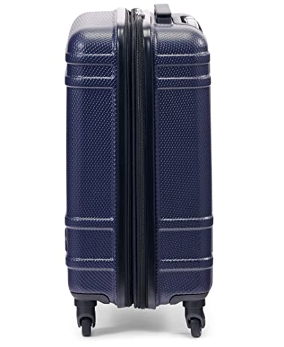 Tommy Hilfiger Lexington Upight Hard Suitcase, Navy, 21"