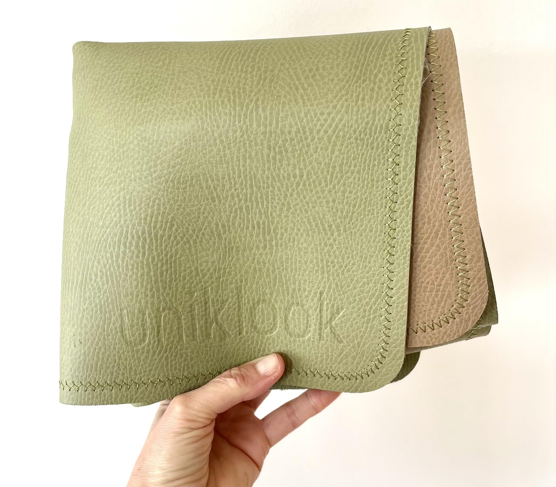 Uniklook Leather Portable Changing Pad for Baby- Vegan Leather Drop Cloth - Travel Baby Changing Mat - Baby Changing mat - Multipurpose Portable diaper change mat waterproof Large 16"x30"