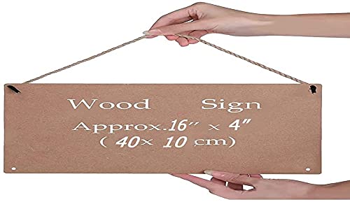Eeypy Haunted Mansion Wooden Sign Welcome Foolish Mortal Wood Sign Home D¨¦cor 4x16 Inch