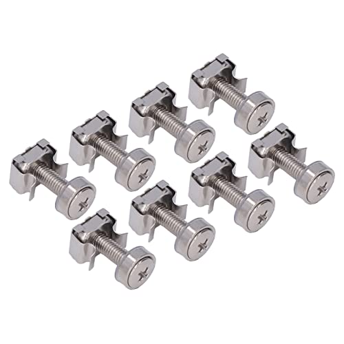 M5 Cage Nut Kit, M5x20 Cage Screw Rack Mount for Marine for Yacht for RV