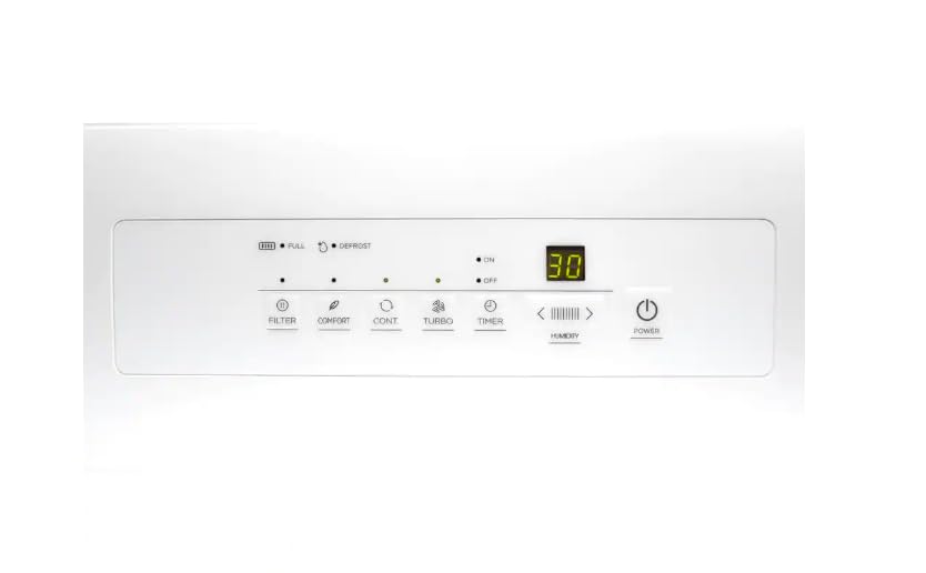 Toshiba 50-Pint 115-Volt ENERGY STAR MOST EFFICIENT Dehumidifier with Continuous Operation Function covers up to 4,500 sq. ft. TDDP5013ES2 w/ 1 Year Extended CPS Warranty Included (Renewed)