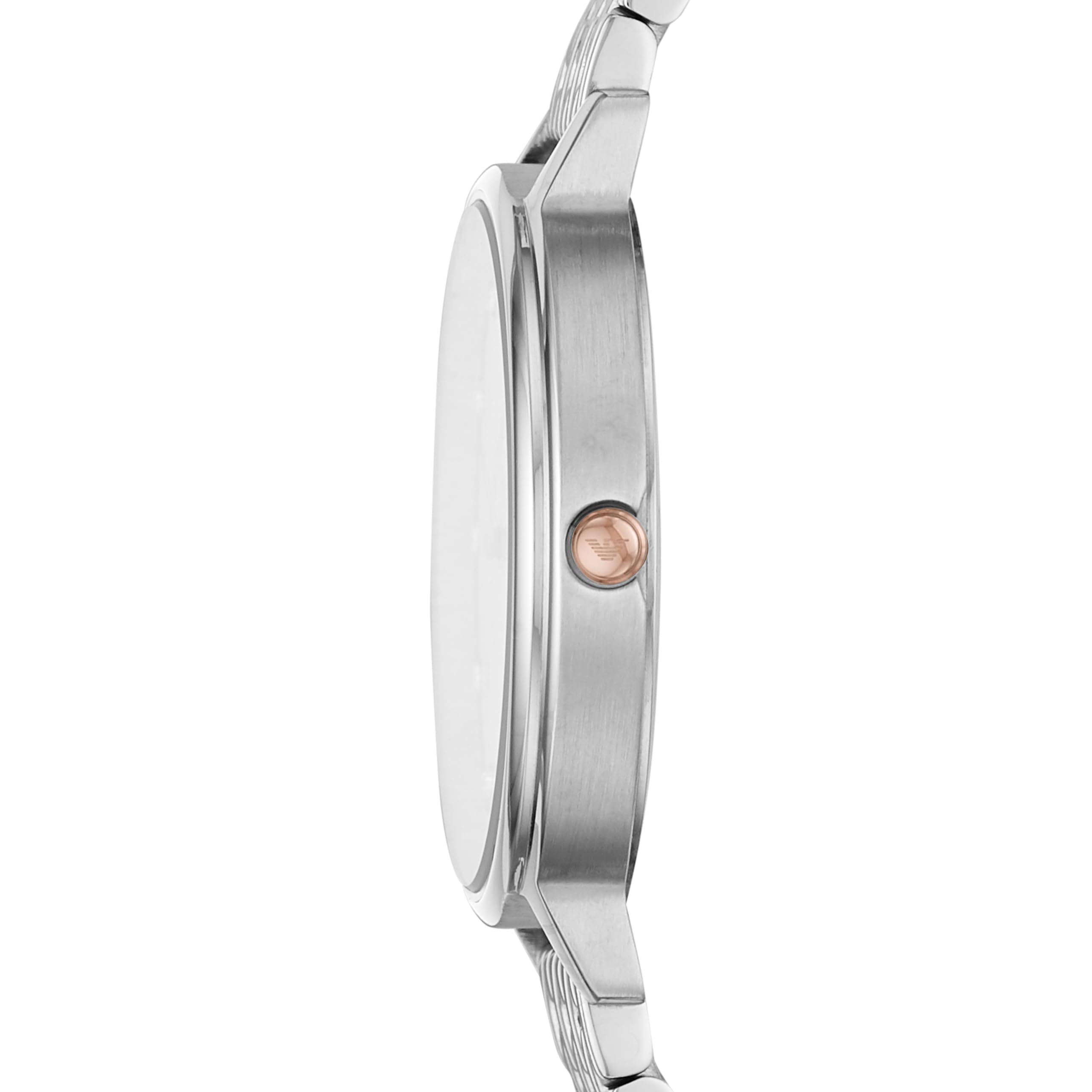Emporio Armani Women's Silver Stainless Steel Bracelet Watch and Jewelry Gift Set (Model: AR80023)