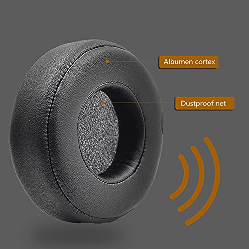 Pro Replacement Earpads Memoery Foam Ear Cushion Covers Compatible with Monster Beats by Dr.Dre PRO/Detox Headphones (Black)