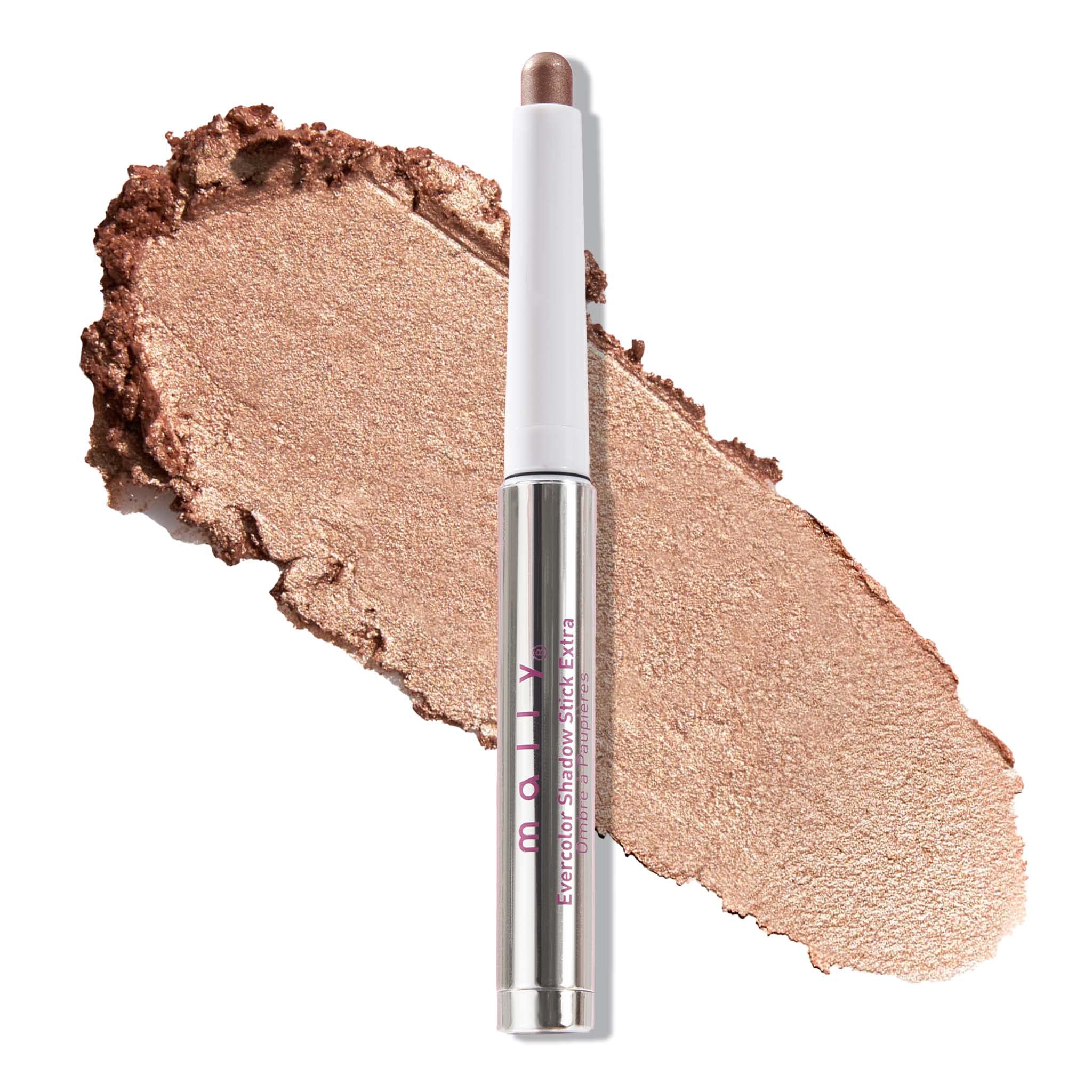 Mally Beauty Evercolor Shadow Stick Extra Velvet, Smudge-proof, Transfer-proof, Crease-proof Eyeshadow Duo - Dune Matte, Umber Brown Shimmer