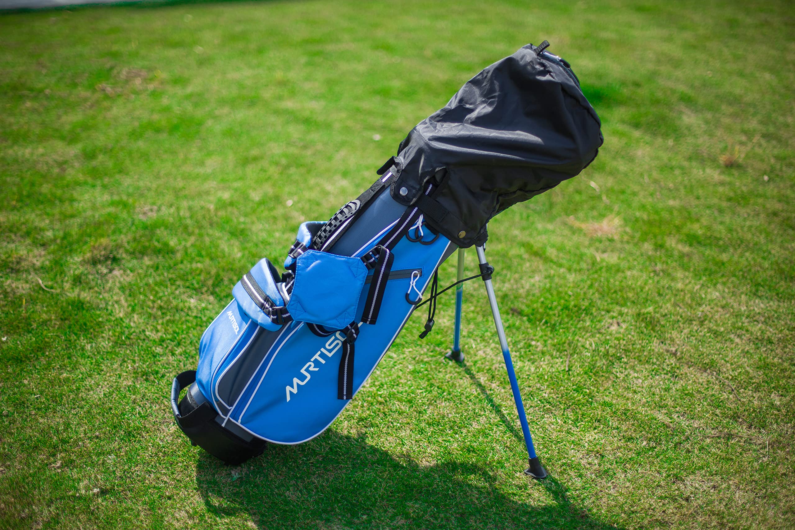 GIG-FXLightweight Junior Golf Bag Set,Golf Club Set for Children Kids,5pc,8-10 Age Groups Boys Girls,Right Hand… (Blue Ages 8-10)