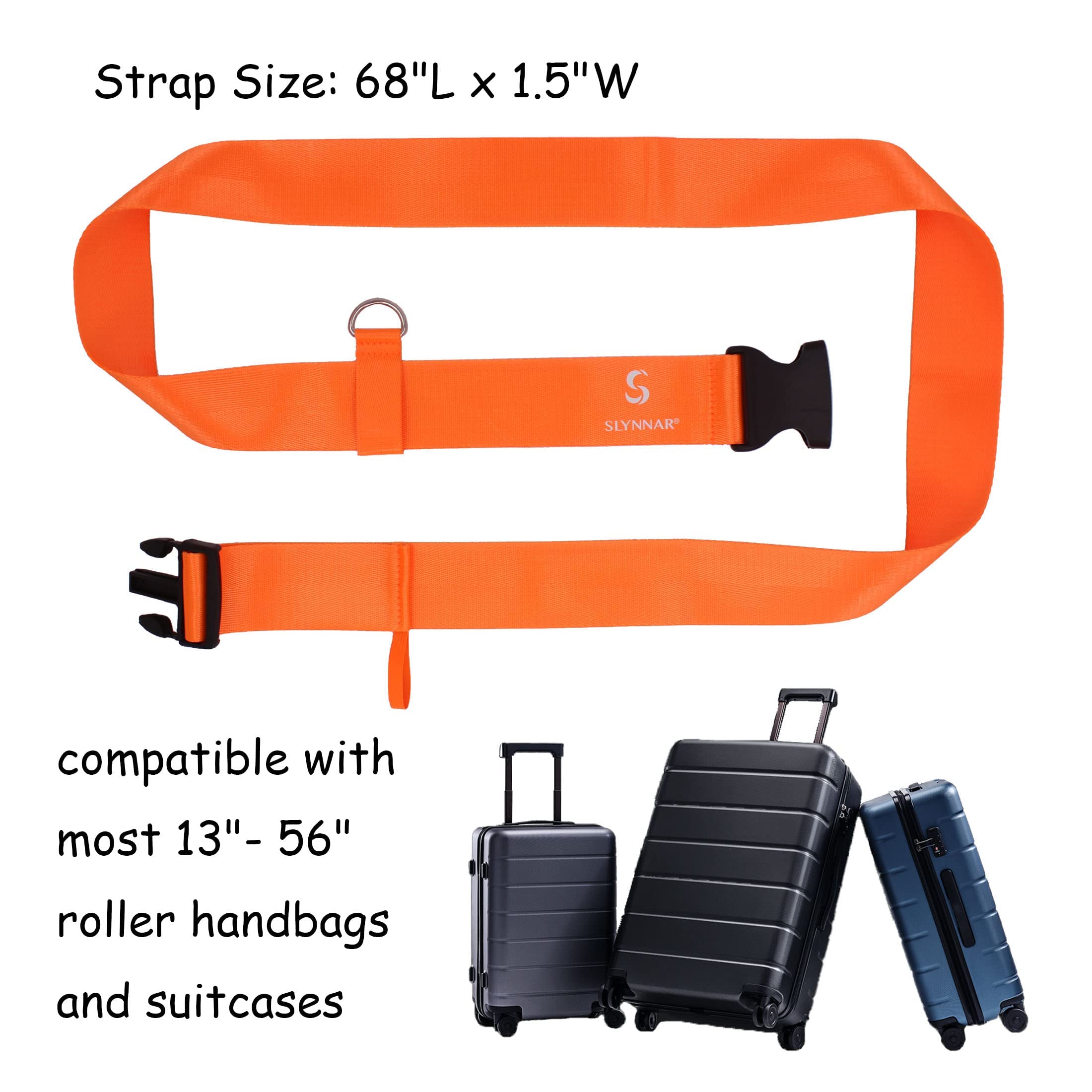SLYNNAR Car Seat Travel Bag & Car Seat Travel Belt, Black