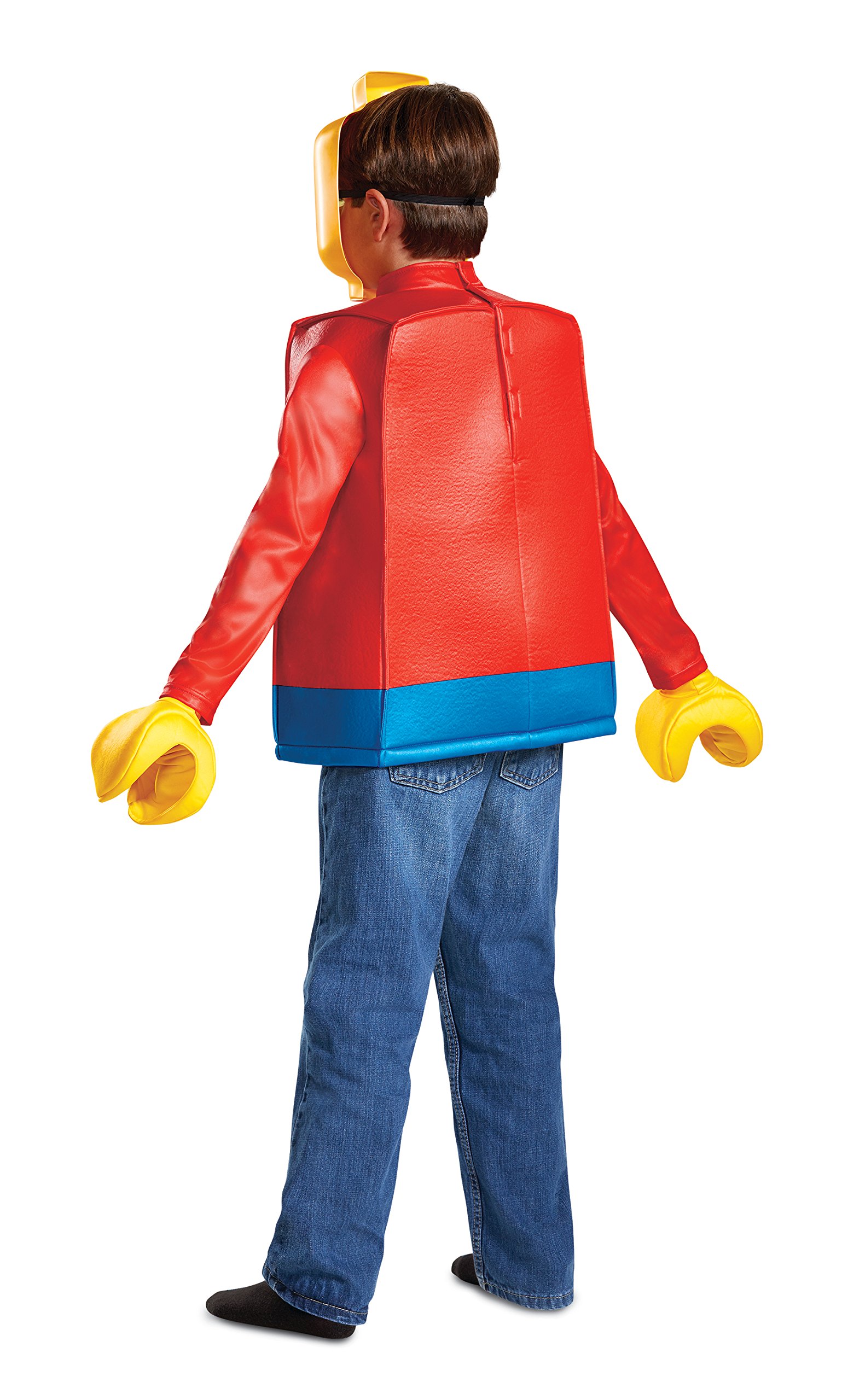 Disguise LEGO Guy Classic Child Costume, Red, Size/(4-6)