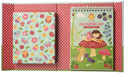 Tiger Tribe Forest Fairies Colouring Set Blue