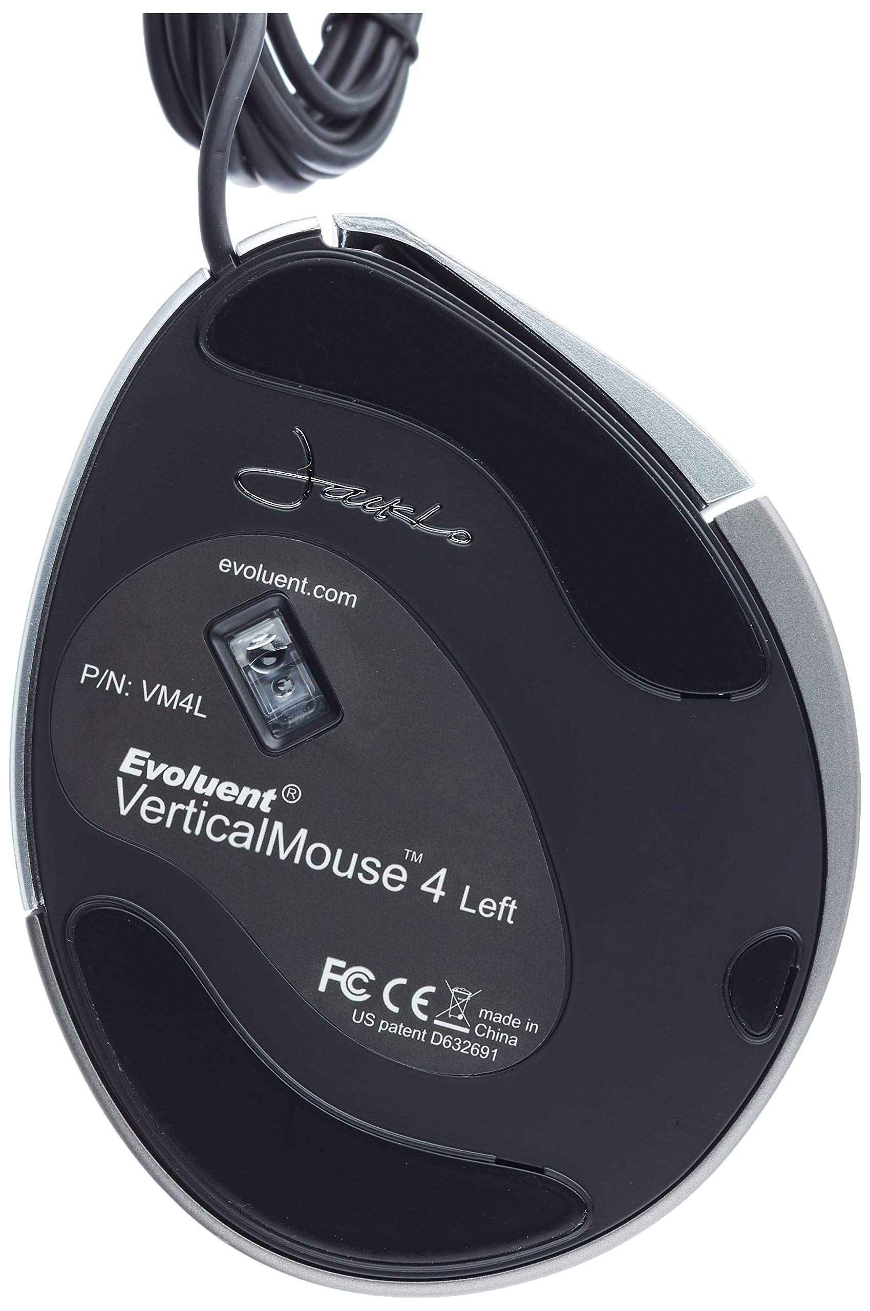 Evoluent Left Handed Vertical Mouse 4 Ergonomic Mouse