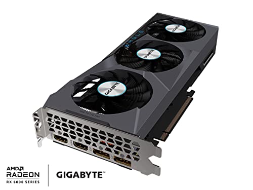 Gigabyte Radeon RX 6650 XT Eagle 8G Graphics Card, WINDFORCE 3X Cooling System, 8GB 128-bit GDDR6, GV-R665XTEAGLE-8GD Video Card
