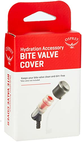 Osprey Atmos AG 65 Men's Backpacking Backpack, Black, Small/Medium & Osprey Hydraulics Bite Valve Cover, One Size